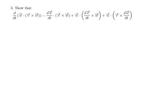 Solved 3 Show That Chegg Com