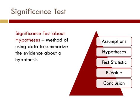 Ppt Inference Significance Tests About Hypotheses Powerpoint Presentation Id 7036272