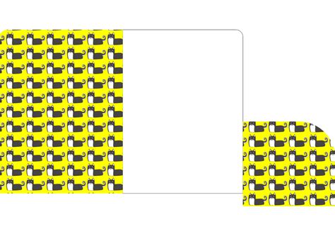 File Folder Design With Cat Pattern Themefile Folder Design With Cat
