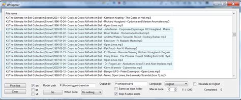 Github Tigroswhisperer Batch Speech To Text Using Openais Whisper