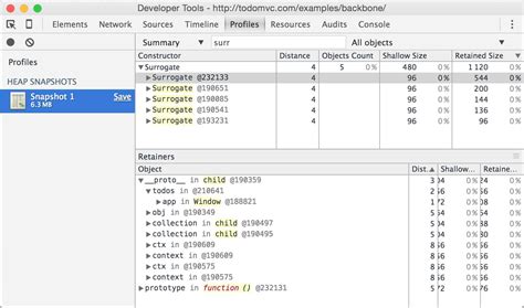 Javascript Memory Profiling For Backbone And React By Aziz Khambati Engineering Housing