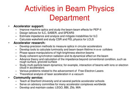 PPT Beam Dynamics PowerPoint Presentation Free Download ID 1276201