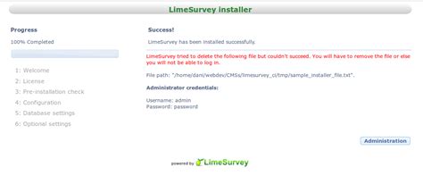 Installation Procedure For Limesurvey LimeSurvey Manual