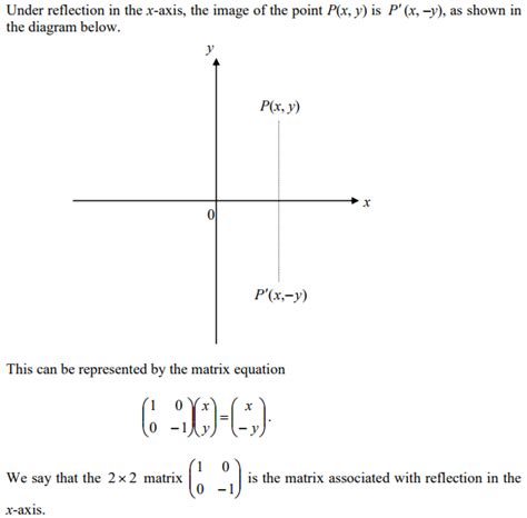 Matrix Transformations Advanced Higher Maths