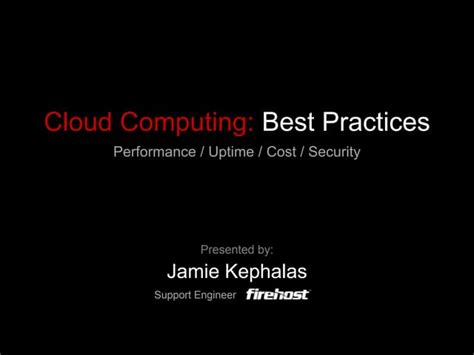 Cloud Computing Best Practices Pptx Cloud Computing Internet