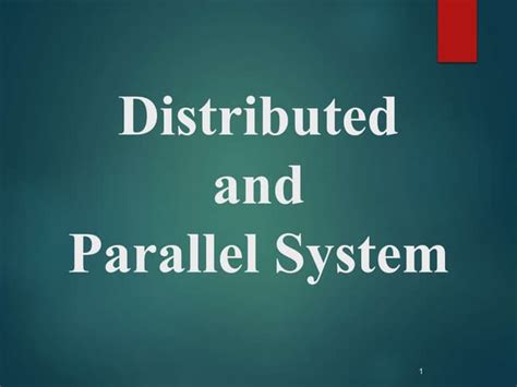 433672084 Distributed Vs Parallel Computing Pptppt