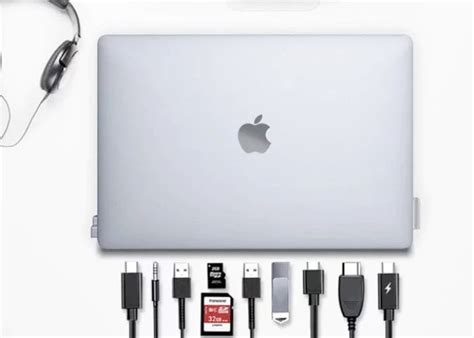 MacBook USB C Hub Fits Neatly Out Of Sight Underneath Your Laptop Geeky Gadgets
