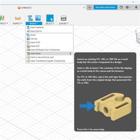 Fusion 360 Mesh To Solid Complete Guide Autocad Everything