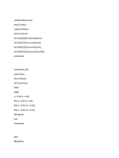 Binary Full Adder Pdf