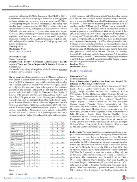 Pdf Pattern Recognition Algorithms For Predicting Surgical Site Infection In Abdominal