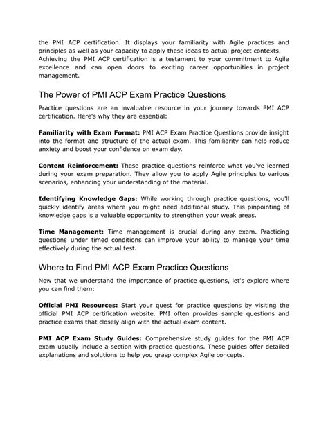 Ppt Pmi Acp Certification Your Path To Agile Excellence With Practice Questions Powerpoint