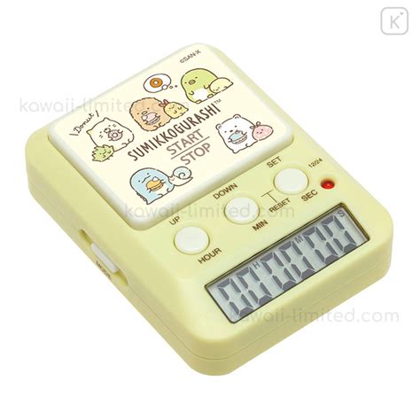 Japan San X Dretec Learning Timer Sumikko Gurashi Yellow Kawaii Limited