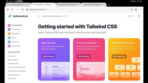 Install Tailwindcss Di Codeigniter 4 Youtube