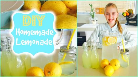 How To Make Lemonade Easy Diy Lemonade Recipe Youtube