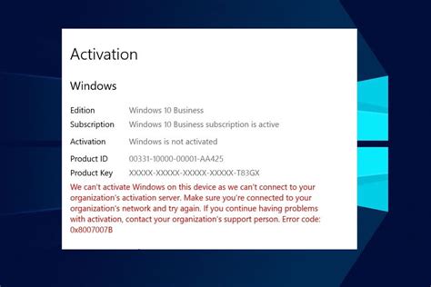 windows activation error code 0x8007007b troubleshooting guide