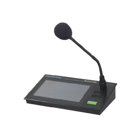 SIP Network Control Station Audio Video Intercom Command Center Paging Intercom Microphone With