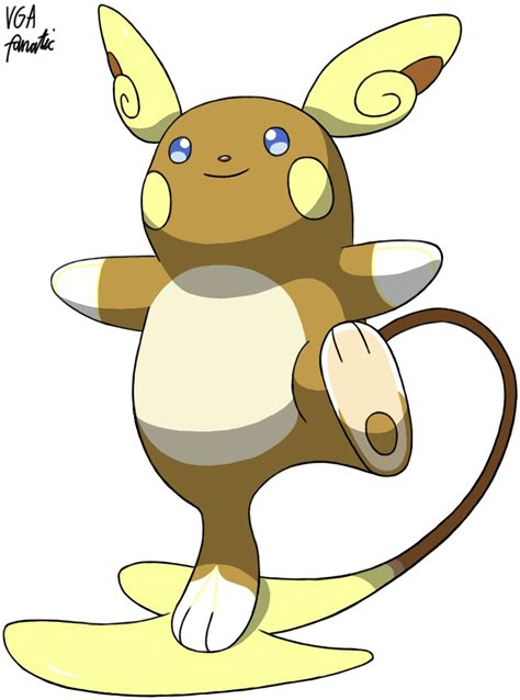 Alolan Raichu By Vgafanatic On Deviantart