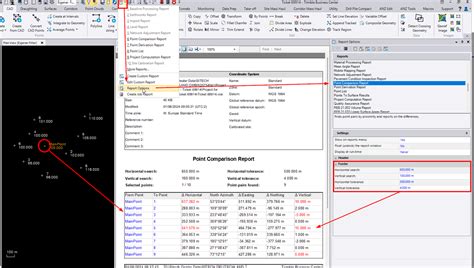 Mass Point Comparisons Trimble Business Center