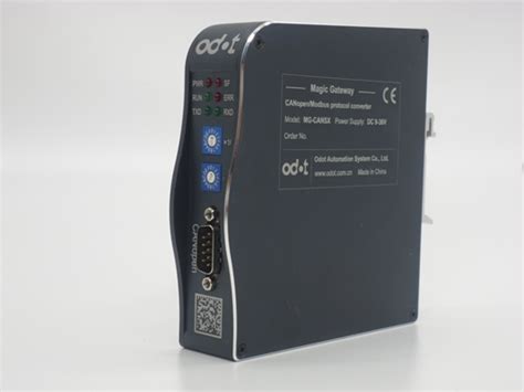 零点 Modbus RTU ASCII转CANopen高性价比网关 MG CANSX 协议转换器 中国工控网