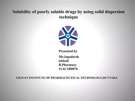 Solubility Of Poorly Soluble Drugs By Using Solid Ppt Ppt