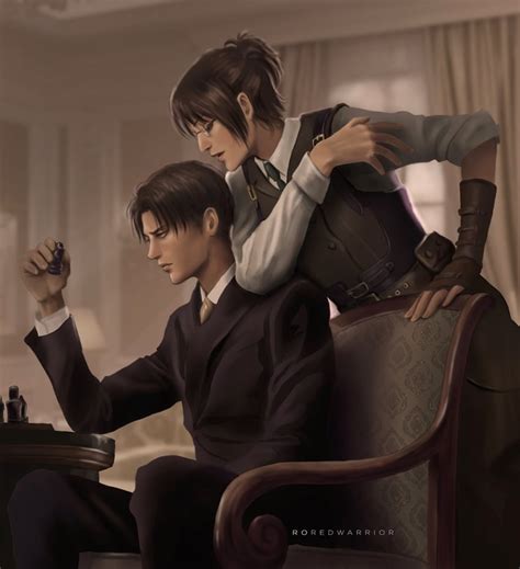 Levi And Hange Zoe Shingeki No Kyojin Drawn By Roredwarrior Danbooru