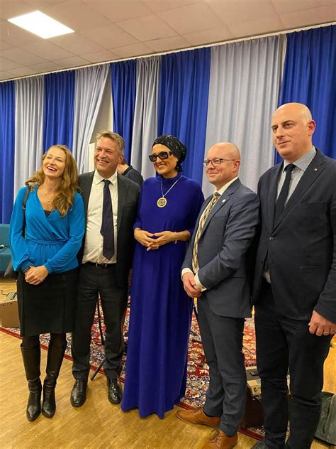 Maia Baratashvili On Linkedin Surrounded By H E Ambassador Of