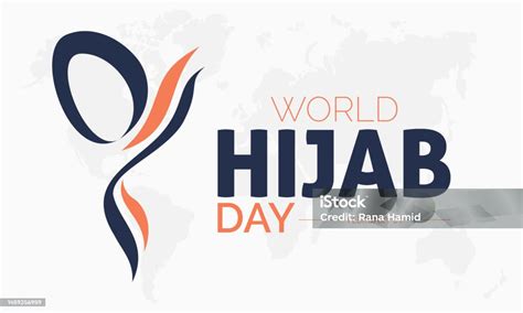 2월 1일에 관찰된 세계 히잡의 날의 벡터 일러스트레이션 배너 디자인 템플릿 개념 낮에 대한 스톡 벡터 아트 및 기타 이미지 낮 히잡 0명 Istock