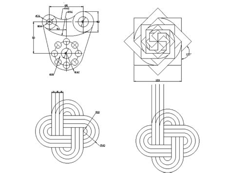 Figures In Autocad Download Cad Free 355 Kb Bibliocad