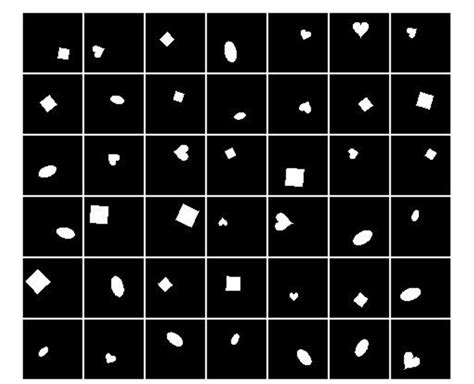 Data Samples From Dsprites Dataset During Training Pixel Values Of Download Scientific