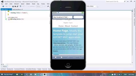 Hướng Dẫn Mvc 4 Phần 1 Controller Youtube