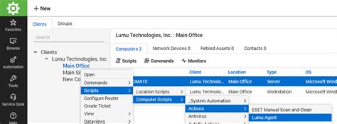 Lumu Agent Deployment Via Connectwise Automate Rmm