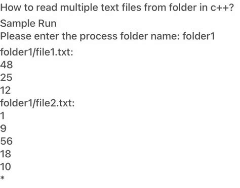 Solved How To Read Multiple Txt Files In A Folder Microsoft