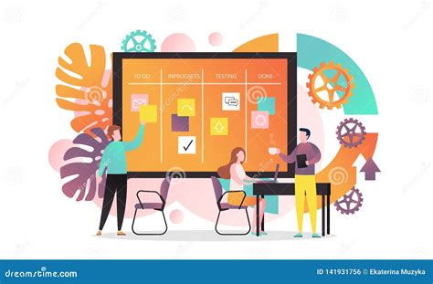 Agile Vector Concept For Web Banner Website Page Stock Vector Illustration Of Marketing Agile Vector Concept For Web Banner Website Page Stock Vector Illustration Of Marketing