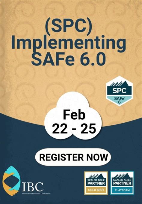 International Business Consultants Ibc On Linkedin Spc Ibc Implementing Safe Scaledagile