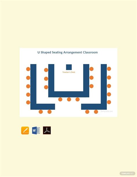 U Shaped Table Plan Template Table Plans U Shape Seating Charts