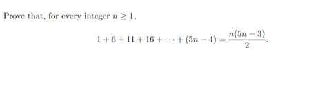 solved prove that for every integer n≥1