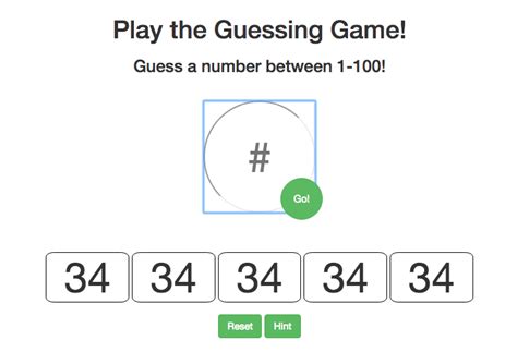 Javascript Guessing Game Updating Elements With User Guess Using
