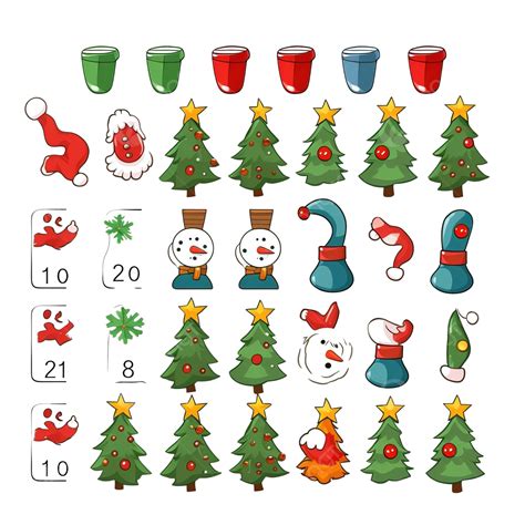 만화 크리스마스 액세서리 수학 워크시트로 게임 계산 얼마나 수학 게임 수학 워크시트 Png 일러스트 및 이미지 에 대한 무료 다운로드 Pngtree