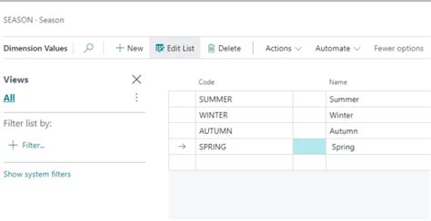 Dynamics 365 Business Central Shortcut Dimensions And Why Your Dimensions Arent Visible On