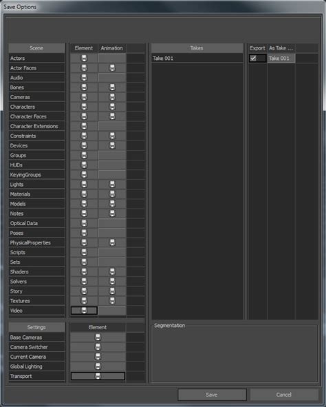 Saving Assets To An Fbx File