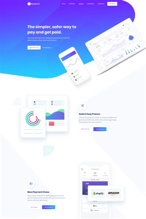 Saasland Saas Startup Technology And It Solutions Wordpress Theme Wordpress Theme Design