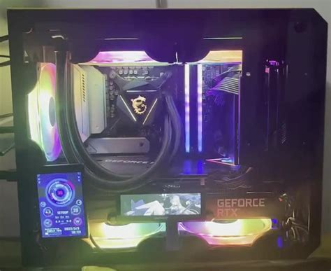 จอคอมพิวเตอร์สำหรับ Mini Itx Case 3 5 5นิ้ว Ips Type C หน้าจอรอง Cpu Gpu Ram Hdd ตรวจสอบจอแสดง