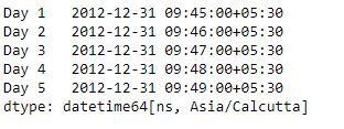 Python Pandas Series dt normalize 极客教程