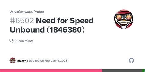 Need For Speed Unbound 1846380 · Issue 6502 · Valvesoftwareproton · Github