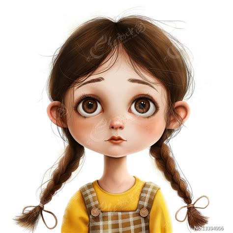 卡通外国女孩ai图片下载 红动中国