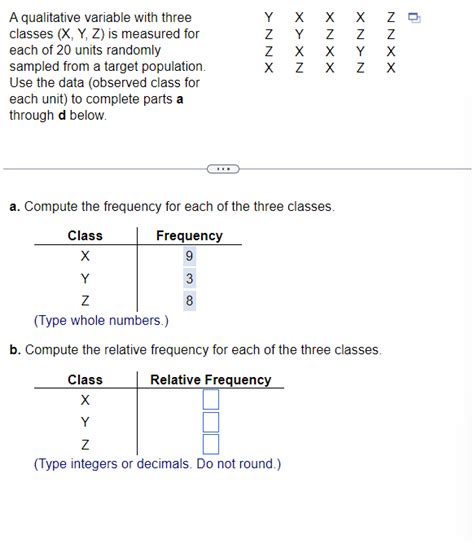 Solved Help Me Compute The Relative Frequency For Each Of The Three