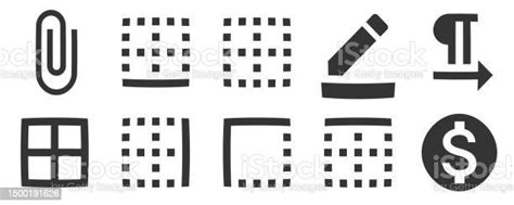 10 아이콘 텍스트 편집기의 집합입니다 선 아이콘 모음입니다 간단한 세트 선형 기호가 설정되었습니다 검사 보기에 대한 스톡 벡터 아트 및 기타 이미지 Istock