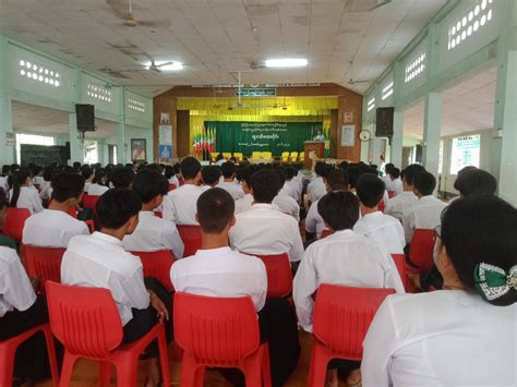 Myanmarnationalpost တောင်ဥက္ကလာပမြို့နယ် အမှတ် ၂ အခြေခံပညာအထက်တန်းကျောင်း၌ လူငယ်စကားဝိုင်း ဆ