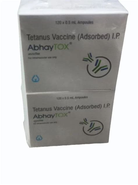 Tetanus Toxoid Absorbed Vaccine At Rs 9 5 Vial Indore Id 2852678648930