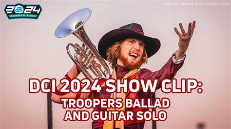 2024 Dci Extended Clip Troopers Dance With The Devil Ballad And Guitar Solo Flomarching Youtube